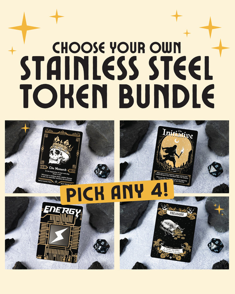 Legendary Artifacts | Stainless Steel MTG Tokens