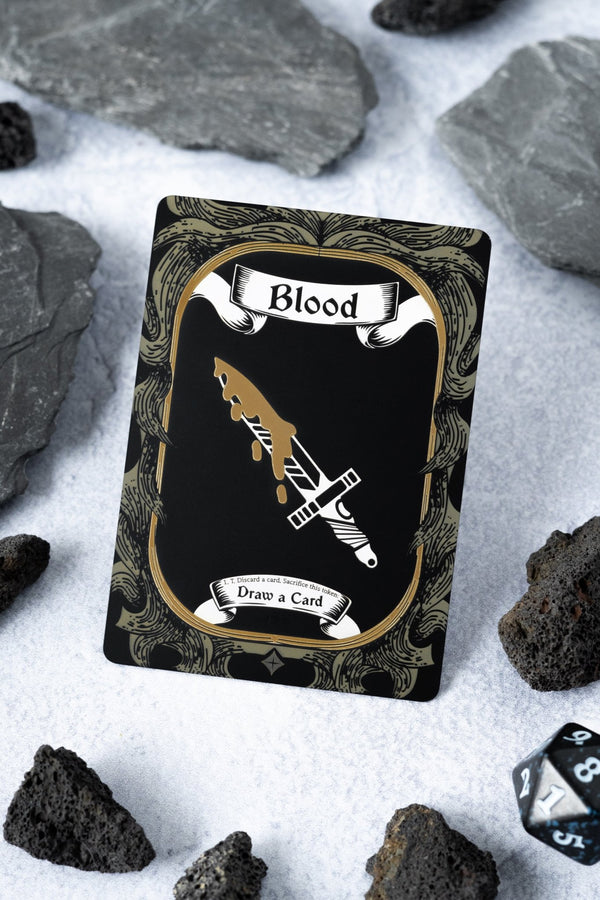 Stainless Steel Blood Token - Metal MTG Tokens | Legendary Artifacts