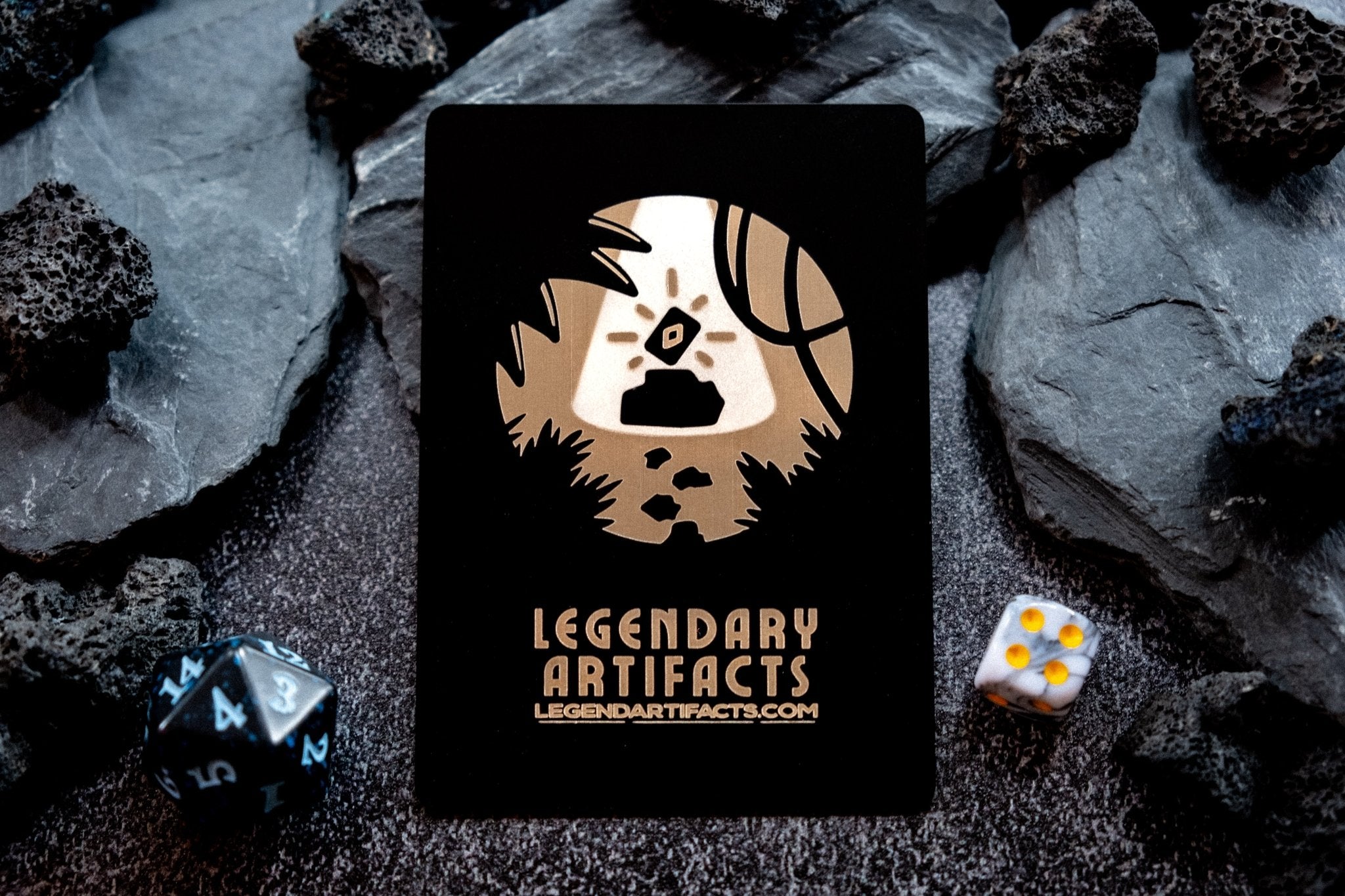 Stainless Steel Radiation Token - Metal MTG Tokens | Legendary Artifacts