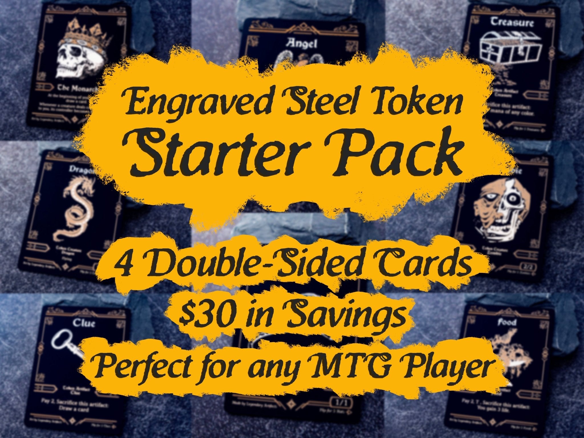Engraved Steel Token Starter Pack Bundle – Legendary Artifacts