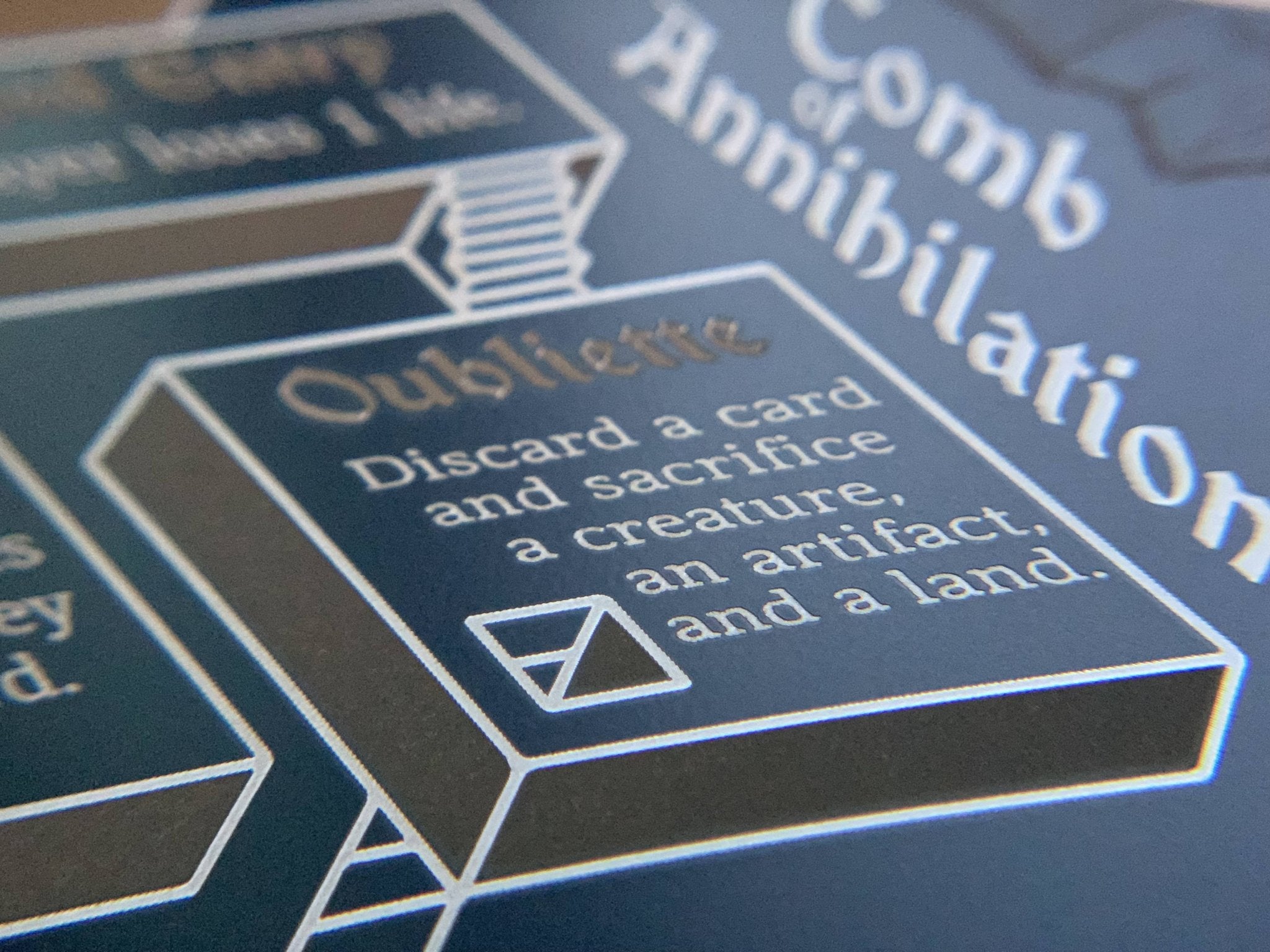 Stainless Steel Tomb of Annihilation Token - Metal MTG Tokens ...