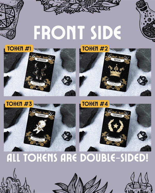 Stainless Steel Aura Role Token Bundle – Legendary Artifacts