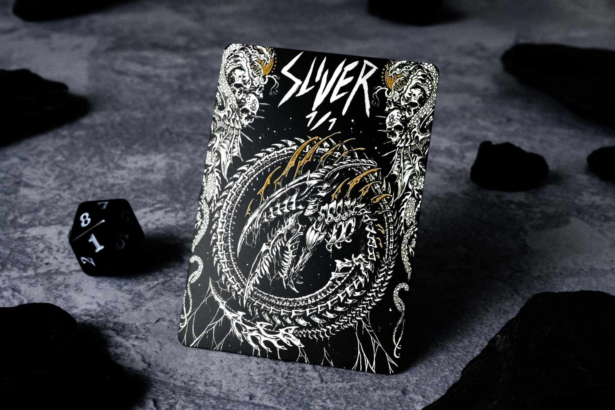 Stainless Steel Sliver Token - Metal MTG Tokens | Legendary Artifacts